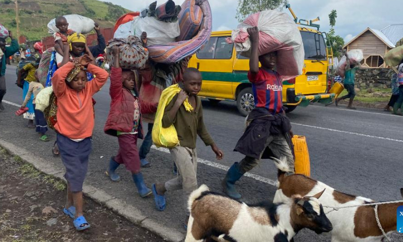 People in DRC flee fighting between army and rebels - Global Times