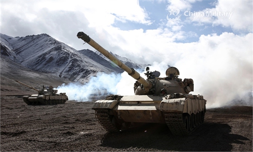 MBTs rumble in mountainous region - Global Times
