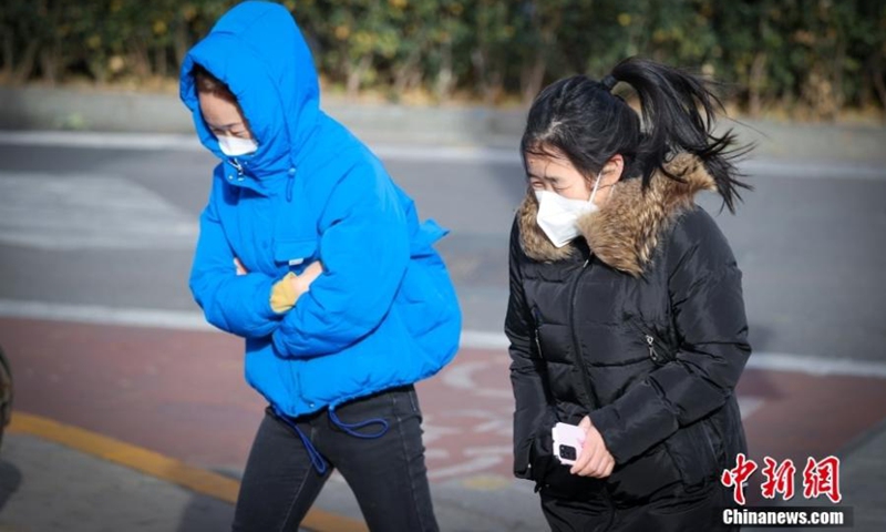 Cold waves sweep most part of China - Global Times