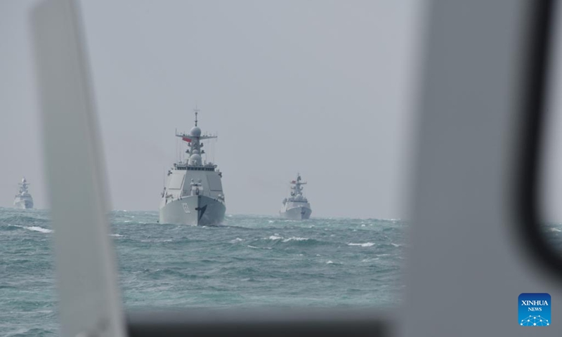 China, Russia hold joint naval exercise - Global Times