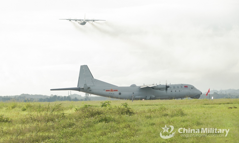 Anti-submarine patrol aircraft takes off for training exercise - Global ...