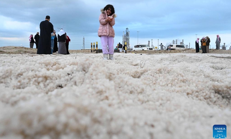 Hail lashes areas in Kuwait - Global Times