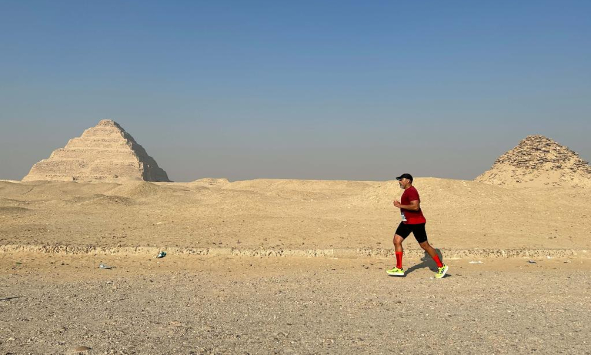 Saqqara Pyramid Race held in Egypt - Global Times