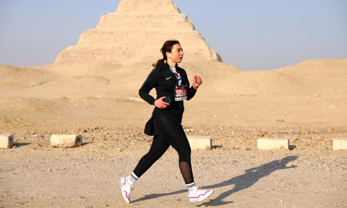 Saqqara Pyramid Race held in Egypt - Global Times