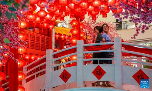Chinese Lunar New Year decorations seen in Malaysia - Global Times