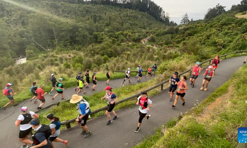 2023 Tarawera Ultramarathon held in New Zealand - Global Times