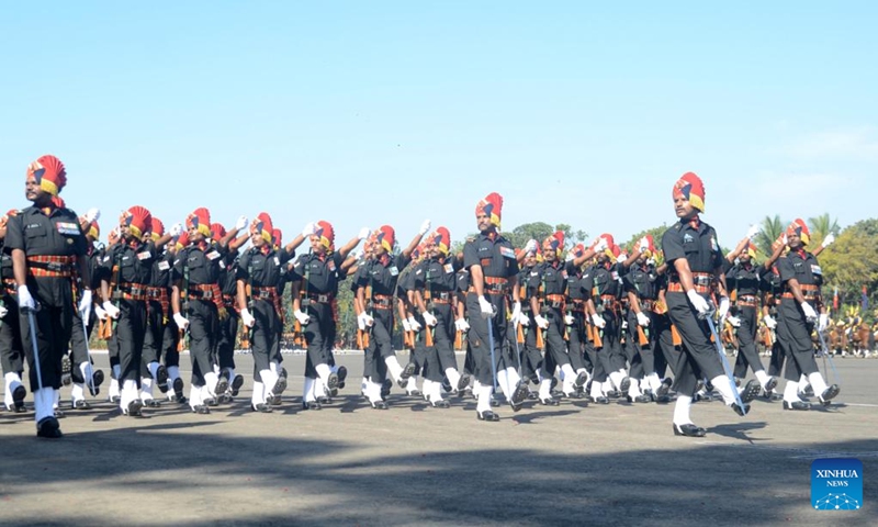 Army Day parade held in Bangalore, India - Global Times
