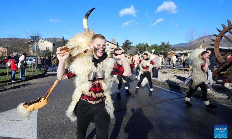 Bell ringers' pageant held in Drazice, Croatia - Global Times