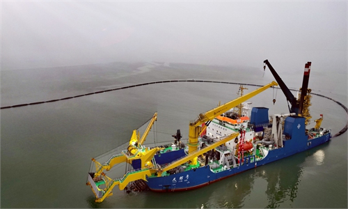 Close-up on China’s iconic cutter-suction dredger that helps write BRI ...
