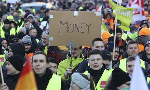 Protest in Berlin - Global Times