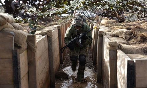 Training in the trenches - Global Times