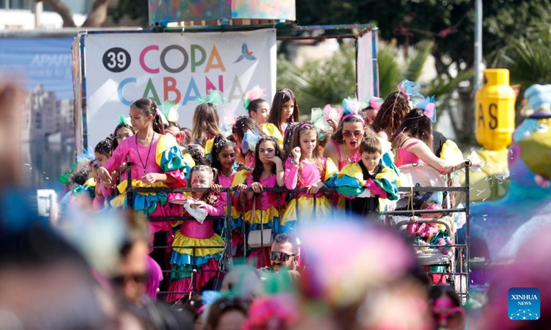 People attend Limassol Carnival parade in Cyprus - Global Times