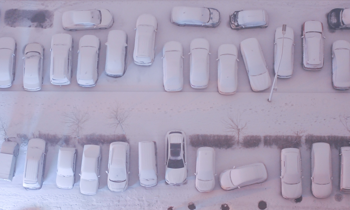 Snow covered Harbin - Global Times