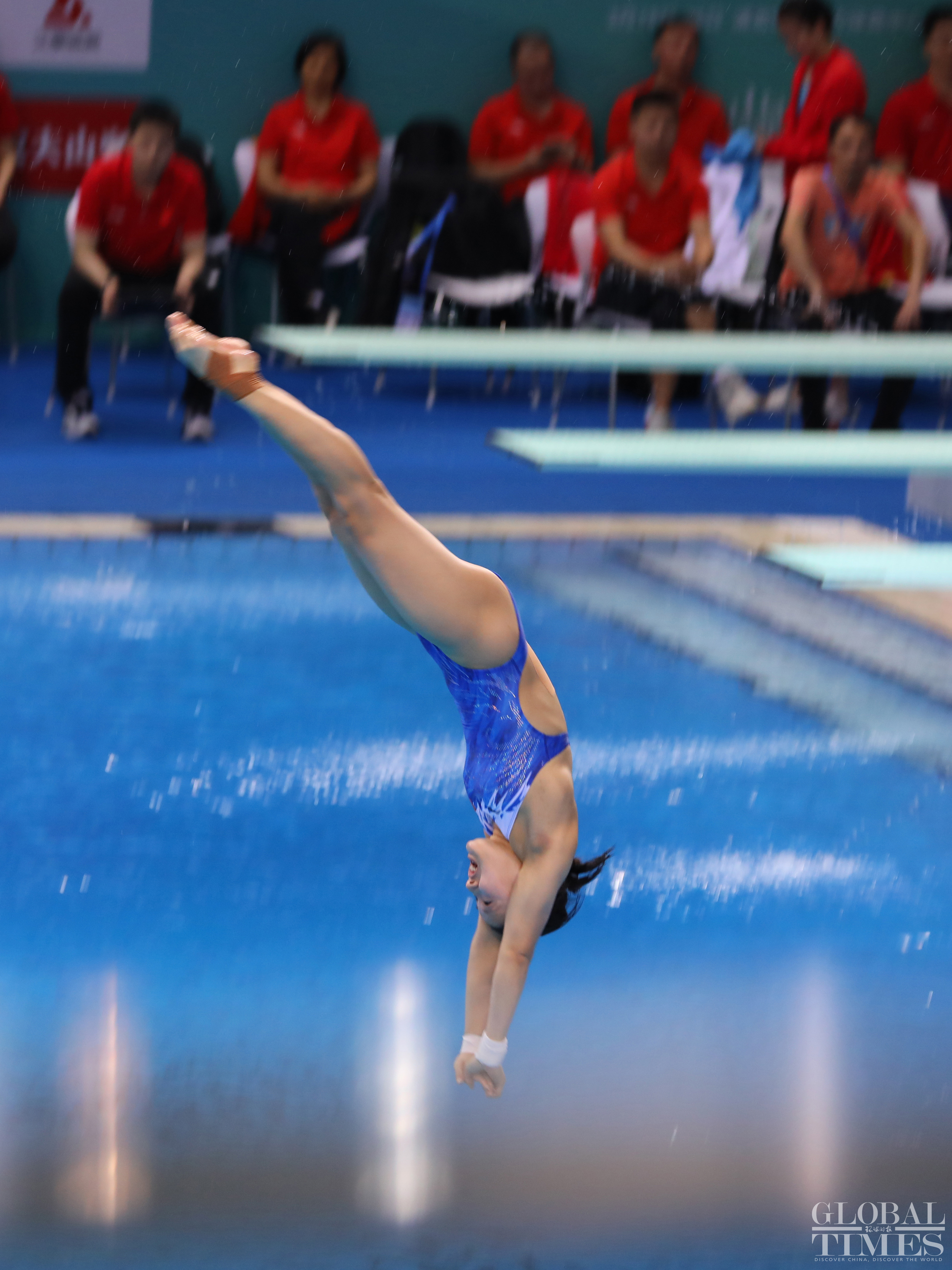 Chen Yuxi wins gold at women’s 10-m platform diving final match at China Diving National ...