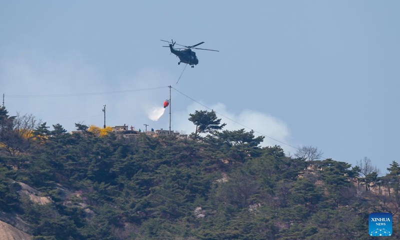 Forest fires break out across South Korea - Global Times