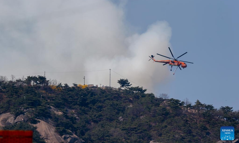Forest fires break out across South Korea - Global Times