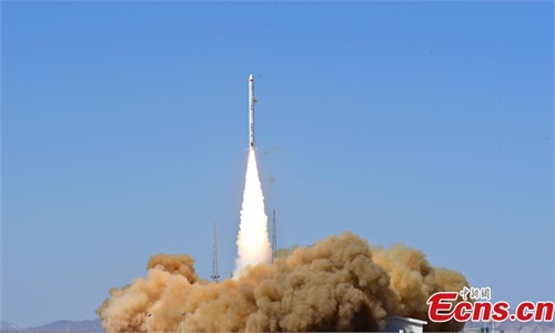 China launches solid-propellant carrier rocket - Global Times