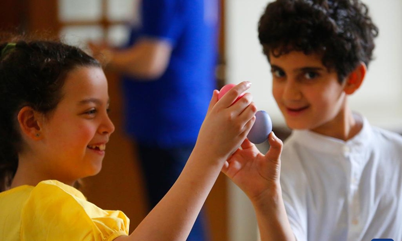 Children celebrate Easter in Lebanon - Global Times