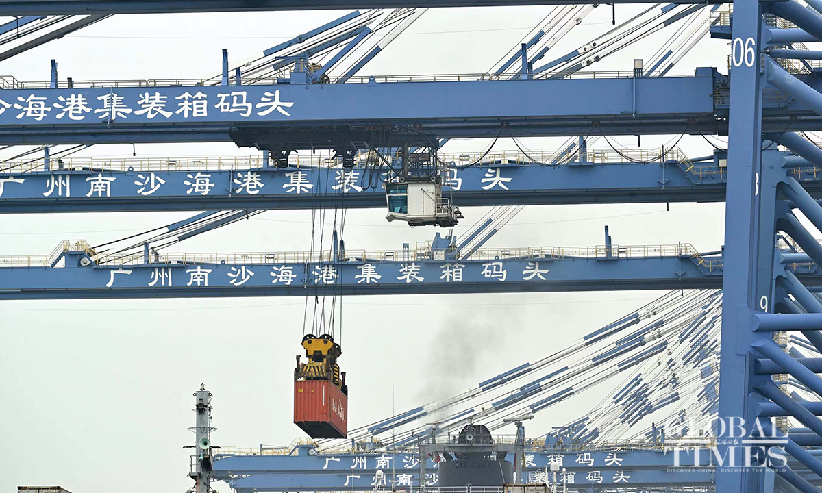 A view of Guangzhou Port - Global Times