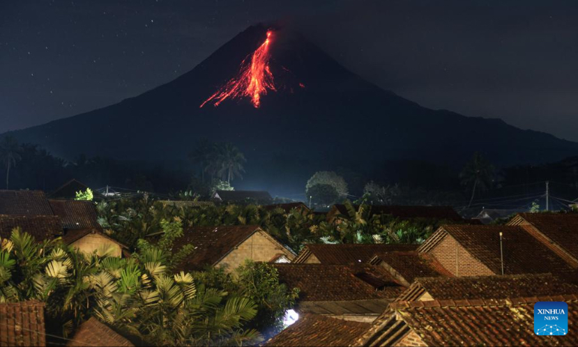 Mount Merapi volcano erupts in Indonesia - Global Times