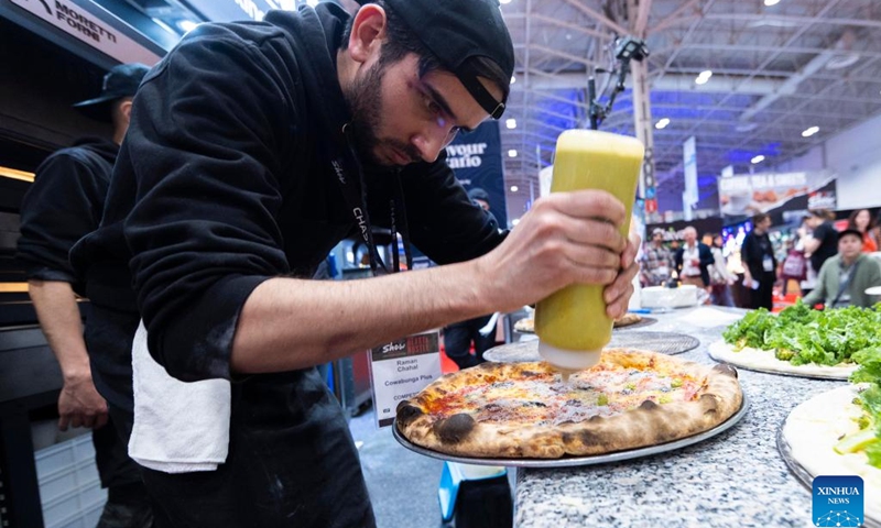 Pizza competition held at 2023 Restaurants Canada Show in Toronto ...