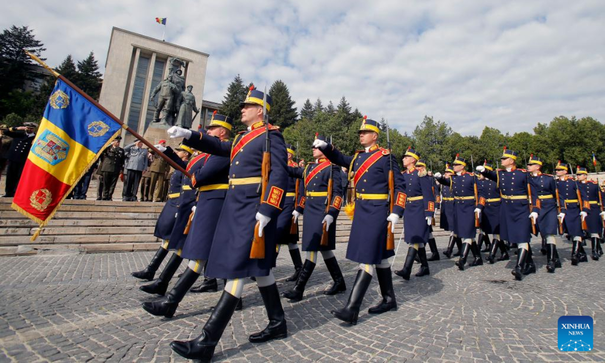 Ceremony held to mark Day of War Veterans in Bucharest, Romania ...