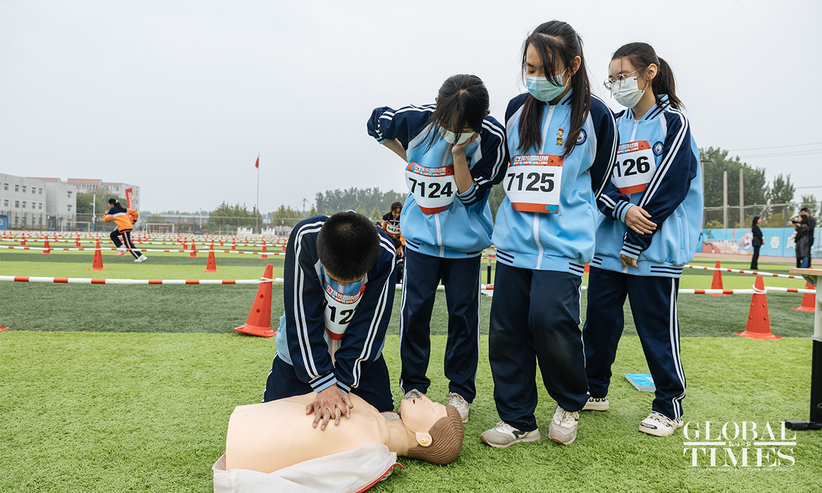 Beijing students showcase first-aid skills in knowledge competition ...