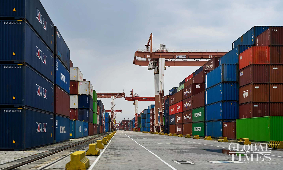 A view of Guangzhou Port - Global Times