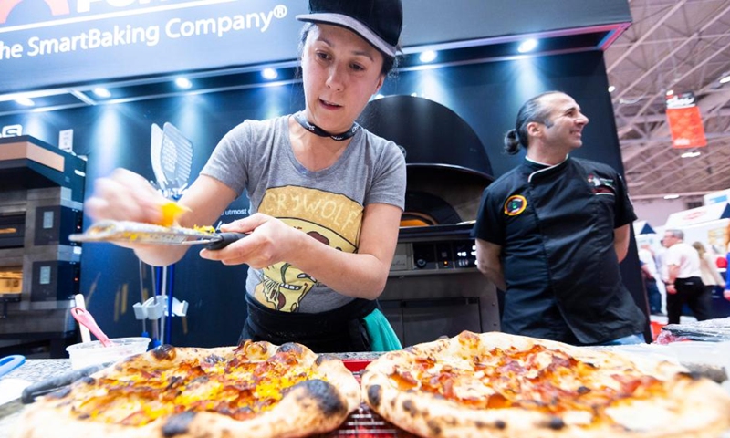 Pizza competition held at 2023 Restaurants Canada Show in Toronto ...