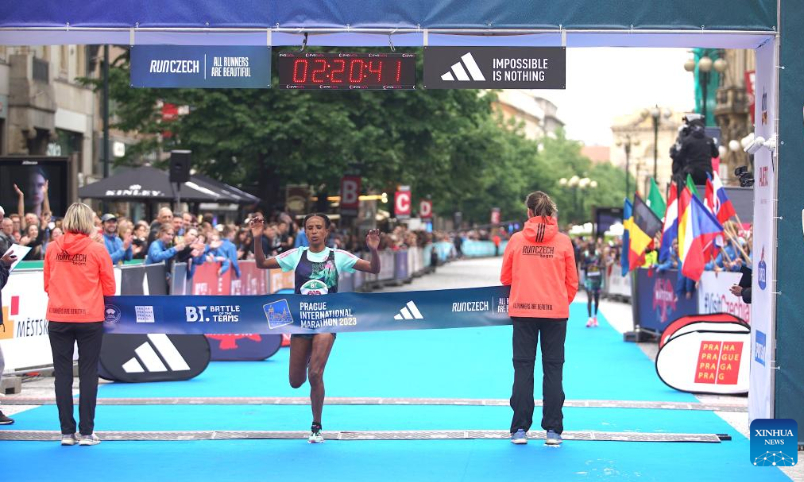In pics: Prague Int'l Marathon 2023 - Global Times