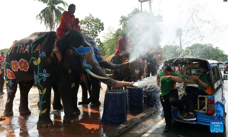 People enjoy Songkran Festival in Thailand - Global Times
