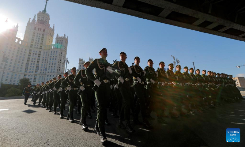 In pics: rehearsal of Victory Day military parade in Moscow - Global Times