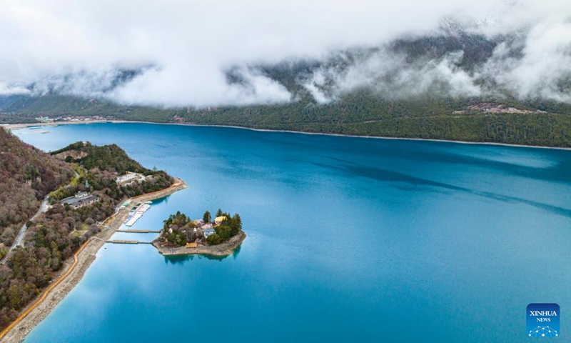 Charming view of Basum Lake in SW China's Tibet - Global Times