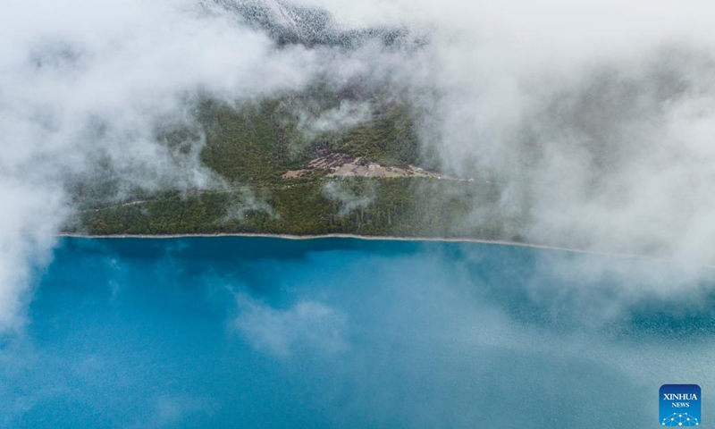 Charming view of Basum Lake in SW China's Tibet - Global Times