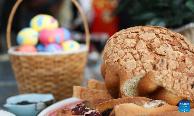 People of Russian ethnic group celebrate Russian Easter festival in N ...