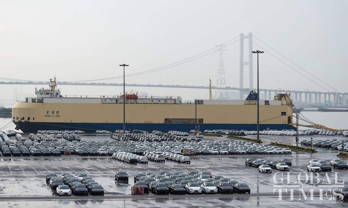 The Nansha Automobile Port, South China's busiest port for wheeled ...