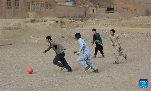 Afghan children chase football dream despite war, poverty - Global Times