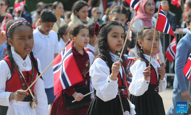 People celebrate Norwegian Constitution Day in Oslo - Global Times
