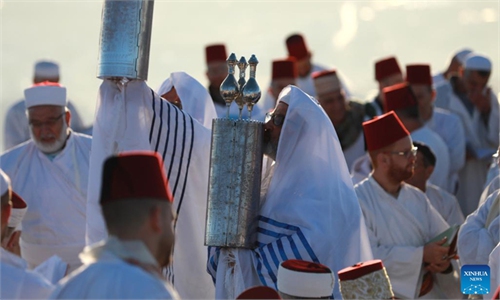 Pilgrimage for holy day of Passover held in Nablus - Global Times