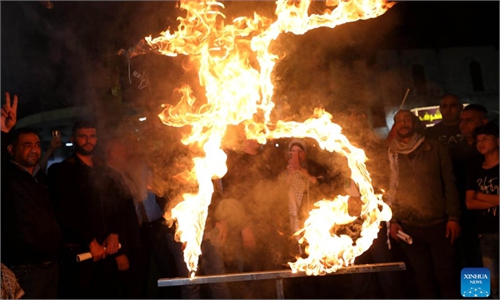 75th anniversary of Nakba Day marked in West Bank - Global Times