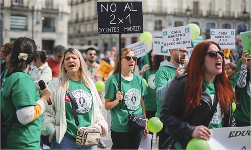 Teachers fight for rights - Global Times