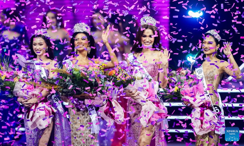 Grand coronation night of beauty pageant held in Philippines - Global Times