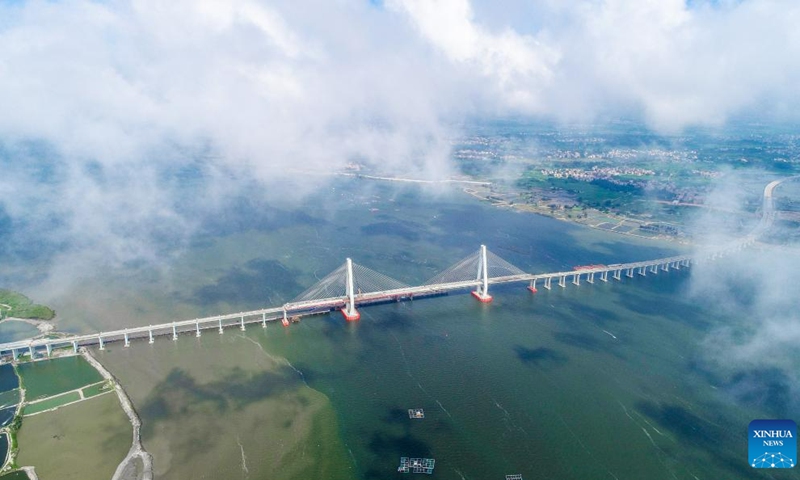 Luzhou grand bridge enters final stage of construction - Global Times