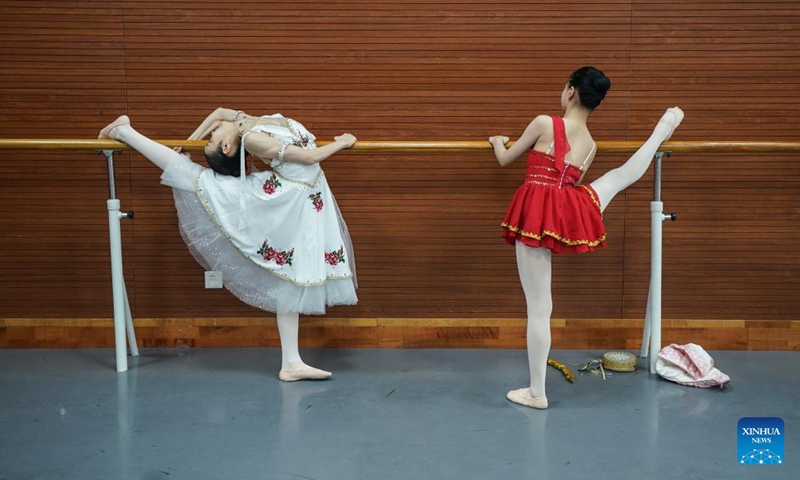 Students train hard to pursue ballet dream at ballet school in NE China ...