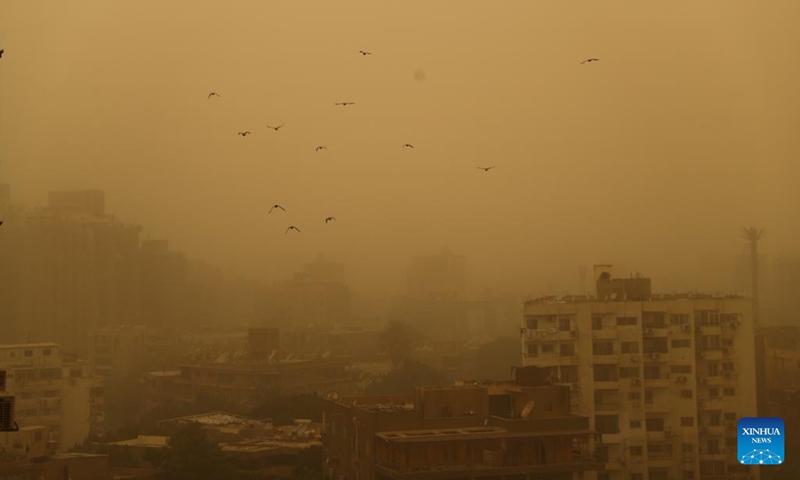 Strong sandstorm hits Cairo - Global Times