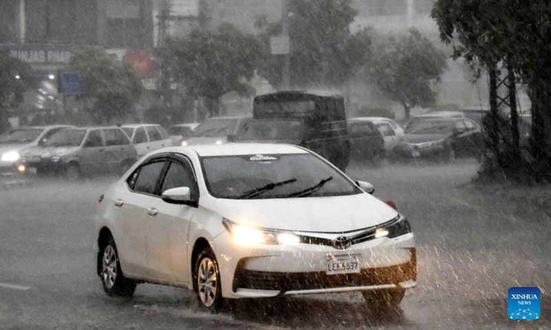 Heavy rainfall hits Lahore, Pakistan - Global Times