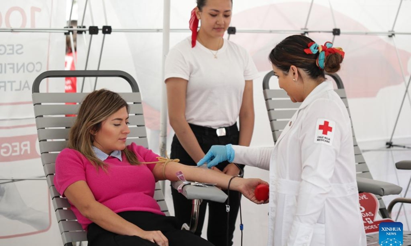 People donate blood on World Blood Donor Day around world - Global Times