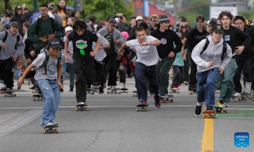 "Go Skateboarding Day" event celebrated in Vancouver, Canada - Global Times