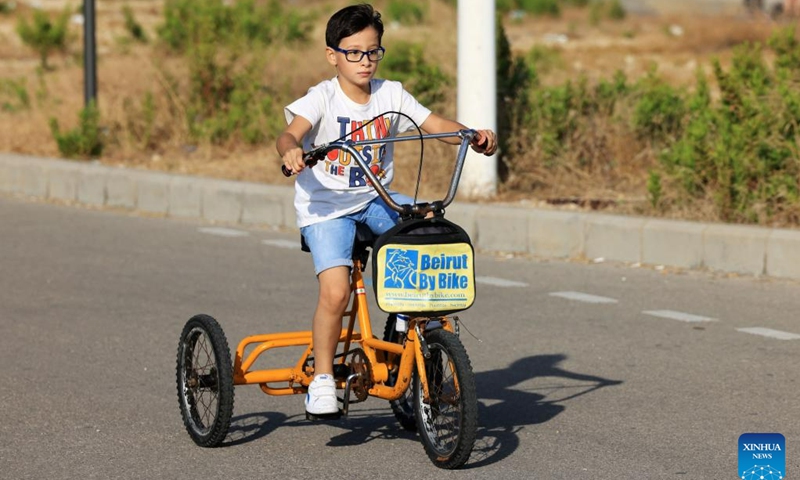 People enjoy bike riding in Beirut, Lebanon - Global Times