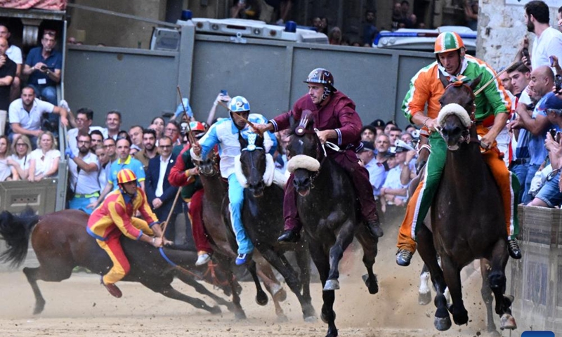 Palio Horse Race Siena Italy